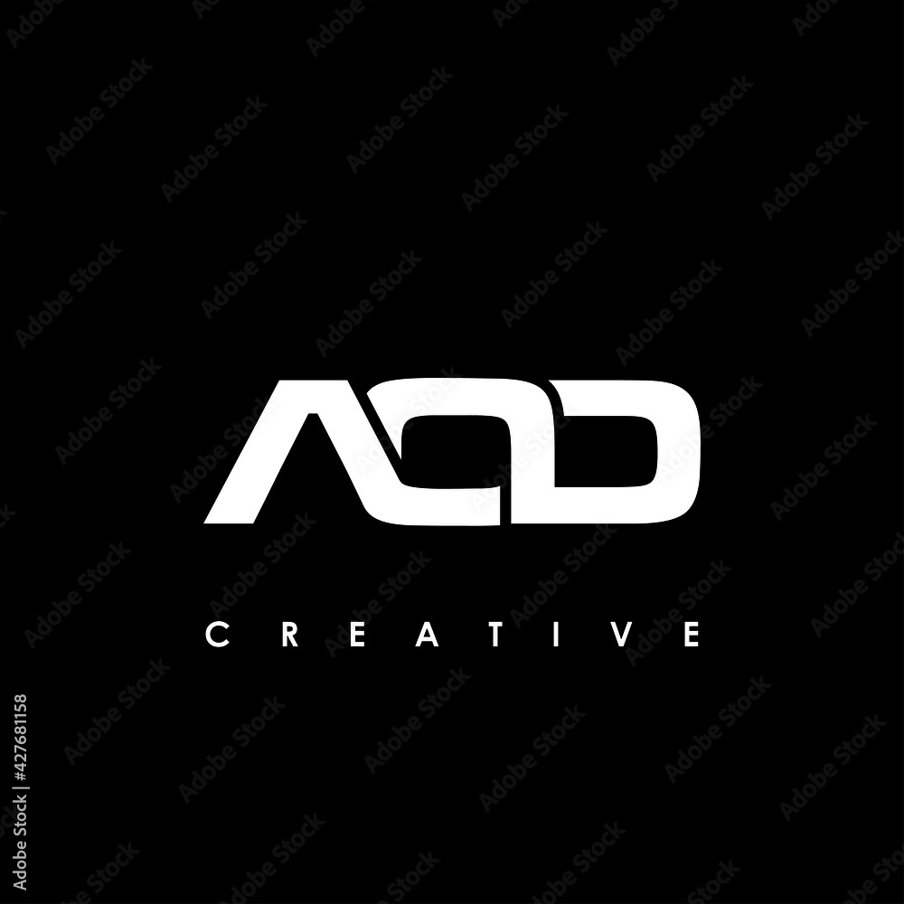 AOD Letter Initial Logo Design Template Vector Illustration Stock ...