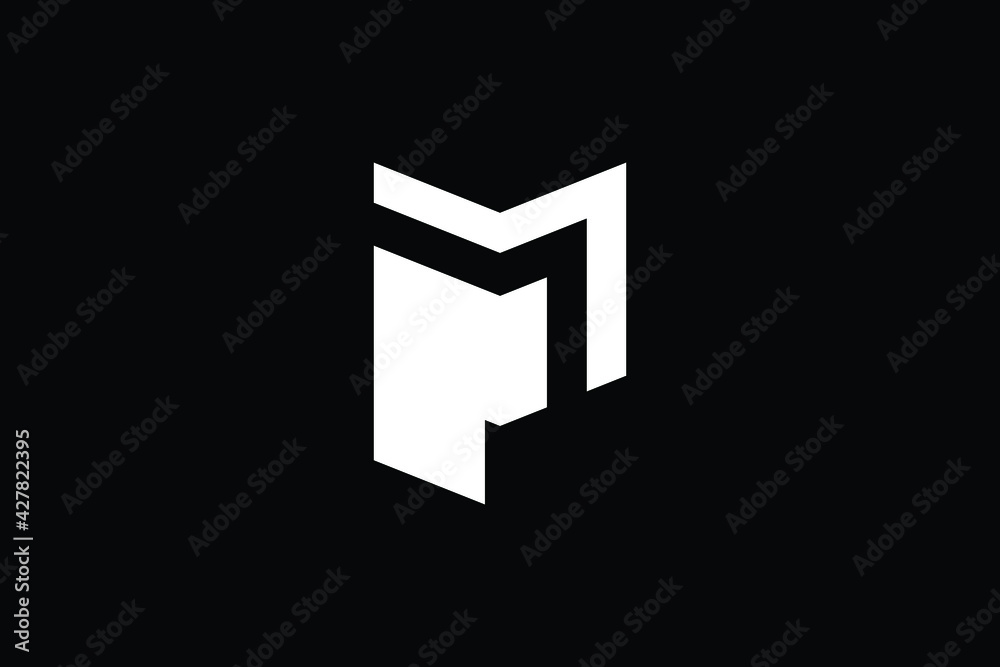Creative Innovative Initial MP logo and PM logo. MP Letter Minimal ...