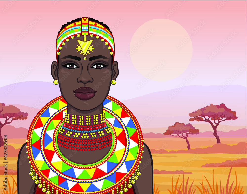 African Hunter Drawing