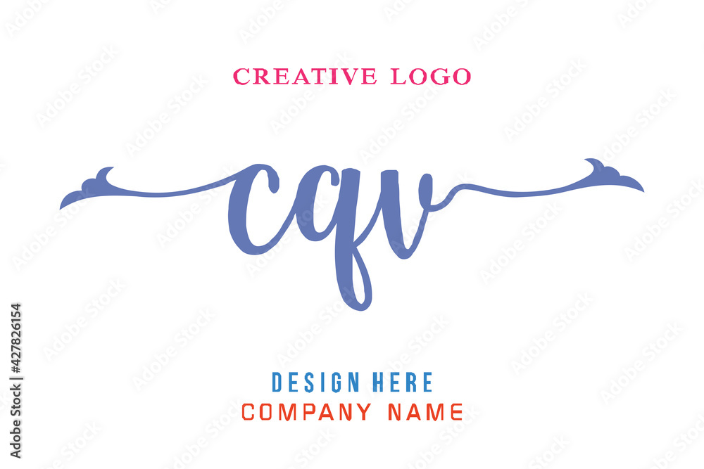 CQV lettering logo is simple, easy to understand and authoritative ...