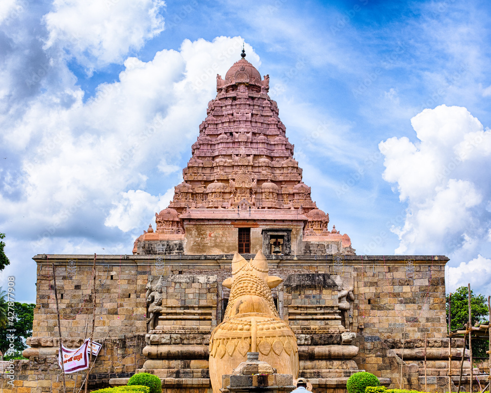 Gangai Konda Sozhapuram Temple Stock Photo | Adobe Stock