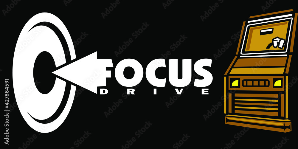the design of the "focus drive" vector is perfect for the banner ...