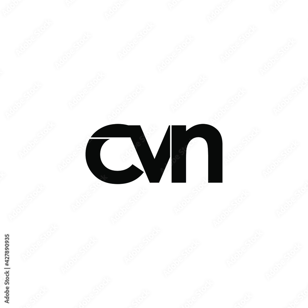 cvn letter original monogram logo design Stock Vector | Adobe Stock