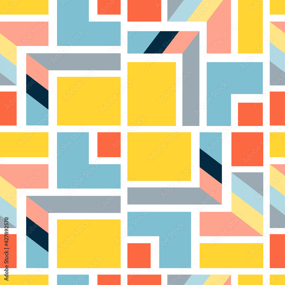 geometric shapes, vector graphics and a set of abstract background ...