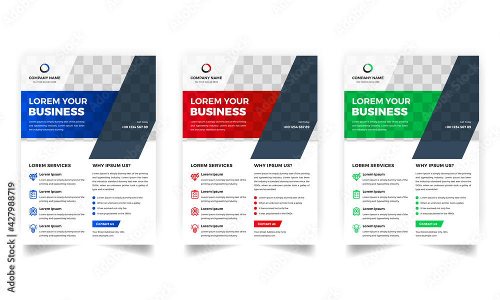 Corporate Business Creative Flyer Template • Easy to edit • RGB/CMYK ...