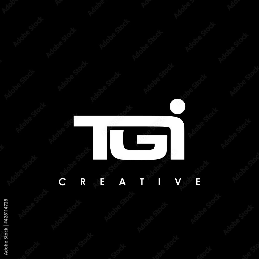 TGI Letter Initial Logo Design Template Vector Illustration Stock ...