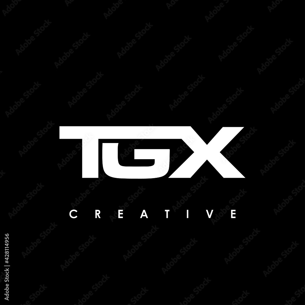 TGX Letter Initial Logo Design Template Vector Illustration Stock ...