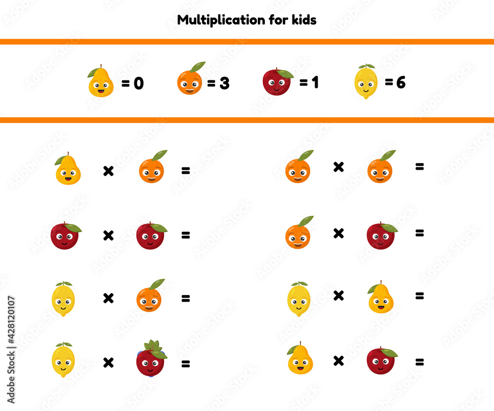 Math game for preschool and school age children. Count and insert the ...