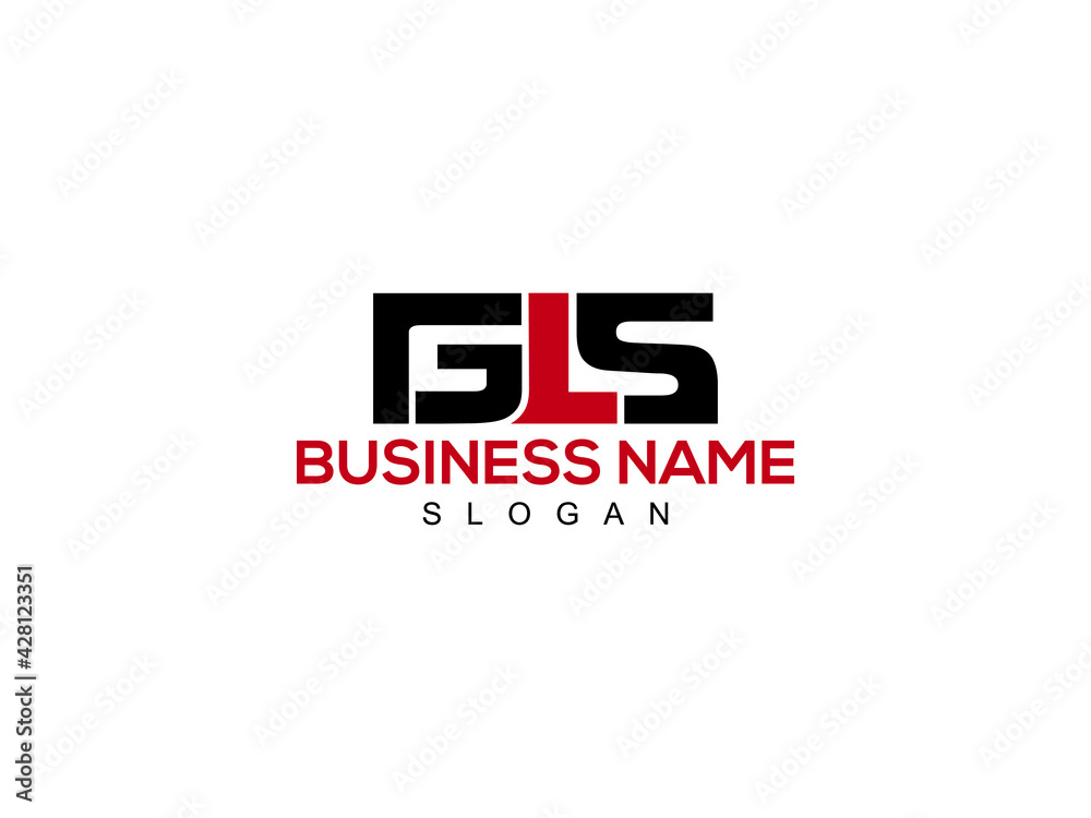 GLS Letter Type logo Icon Vector Stock Vector | Adobe Stock