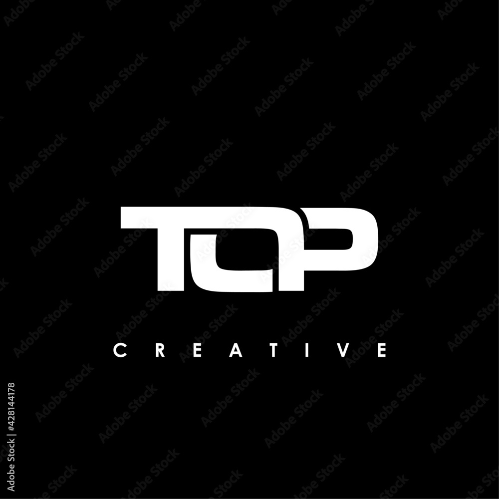 TOP Letter Initial Logo Design Template Vector Illustration Stock ...