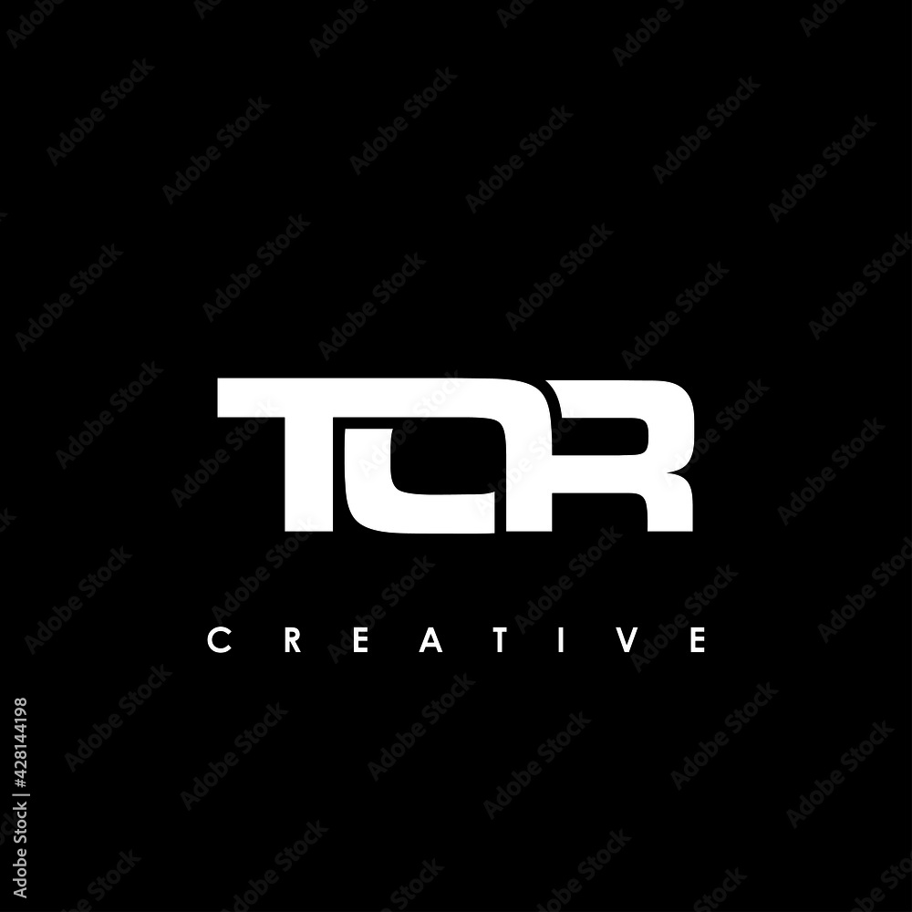 TOR Letter Initial Logo Design Template Vector Illustration Stock ...