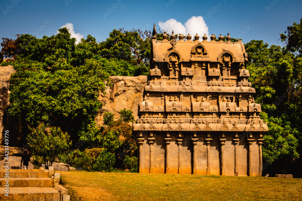 Largest rock reliefs in Asia - Ganesh Ratha is UNESCO's World Heritage ...