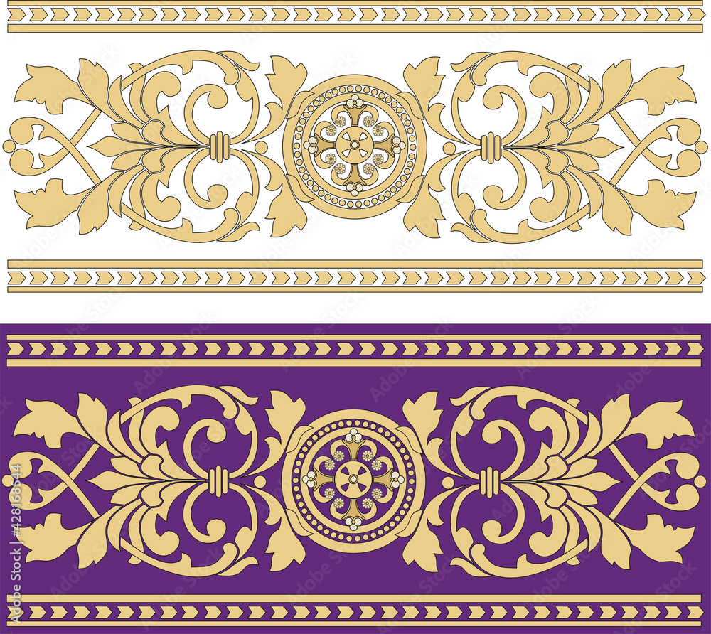 GOLD EMBROIDERY FOR LITURGICAL CLOTHES AND SACRED CEREMONIES. SACRED ...