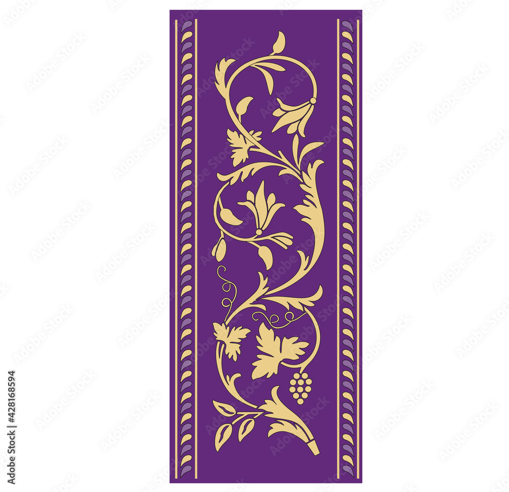 GOLD EMBROIDERY FOR LITURGICAL CLOTHES AND SACRED CEREMONIES. SACRED ...