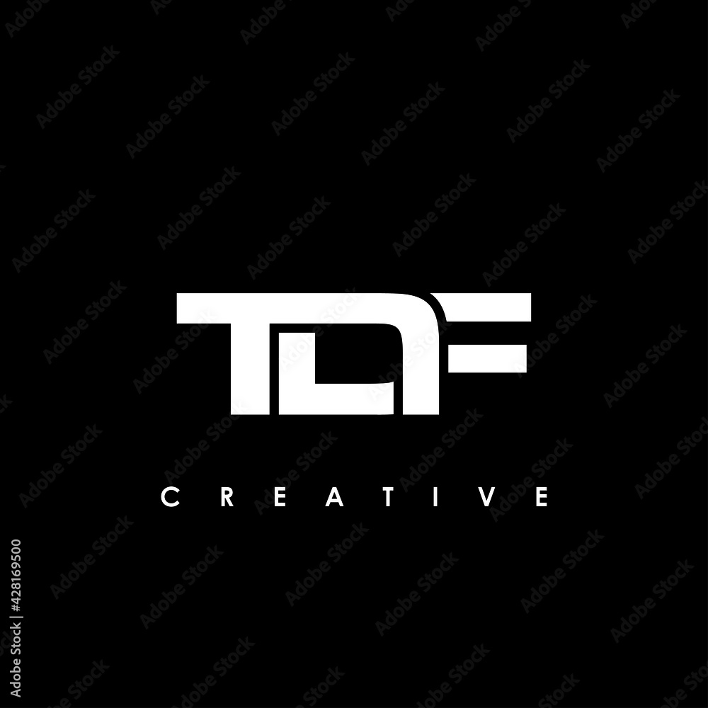 Tdf Letter Initial Logo Design Template Vector Illustration Stock Vector Adobe Stock