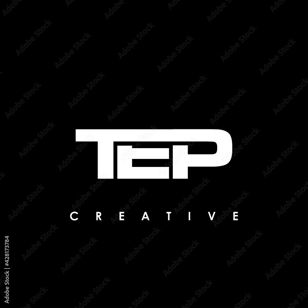 TEP Letter Initial Logo Design Template Vector Illustration Stock ...