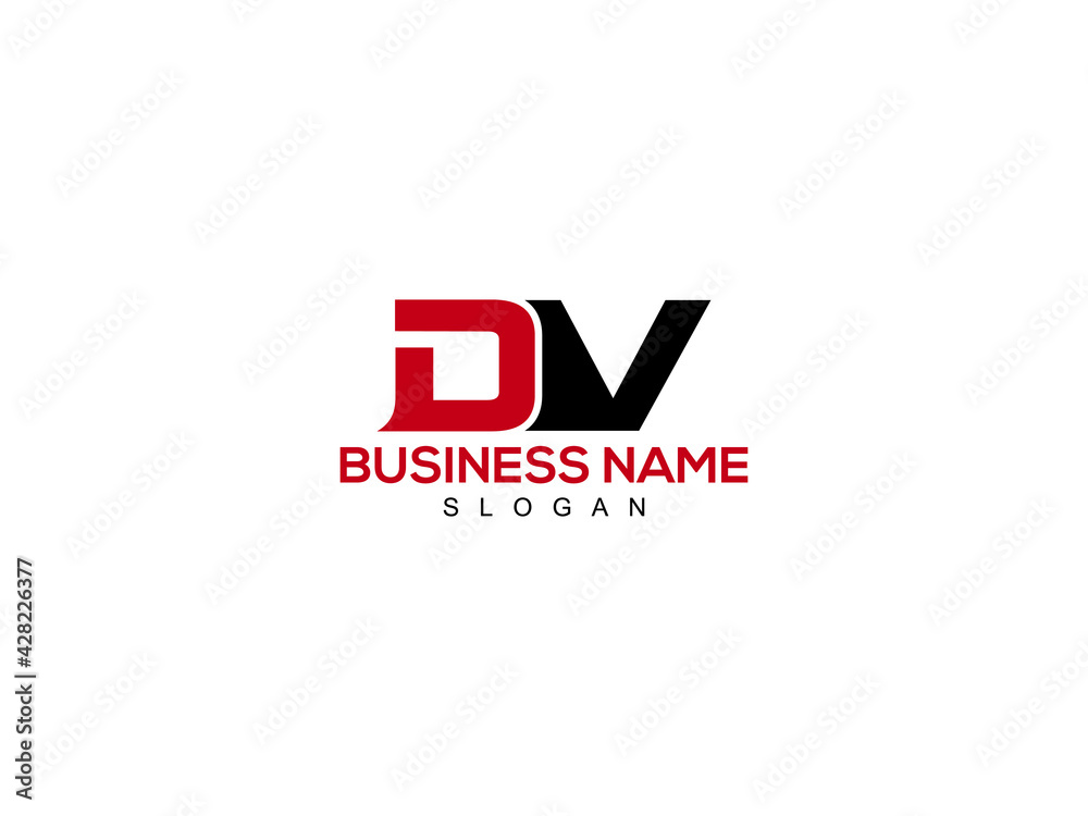 DV Letter Logo, dv logo icon vector for business Stock Vector | Adobe Stock