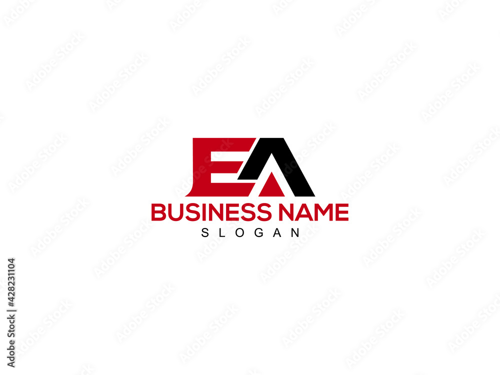 EA Letter Logo, ea logo icon vector for business Stock Vector | Adobe Stock