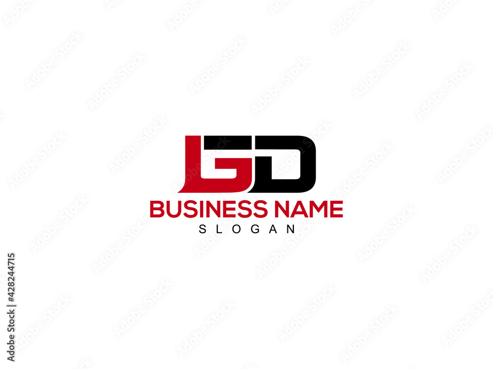 GD Letter Logo, gd logo icon vector for business Stock Vector | Adobe Stock
