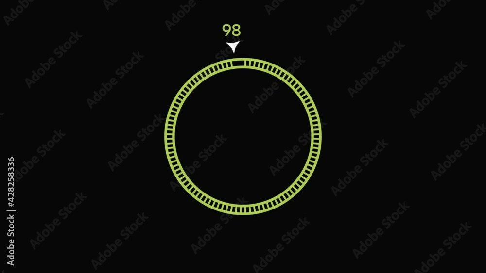 Vidéo Stock Loading circle animation. Animation orange green 4k loading ...