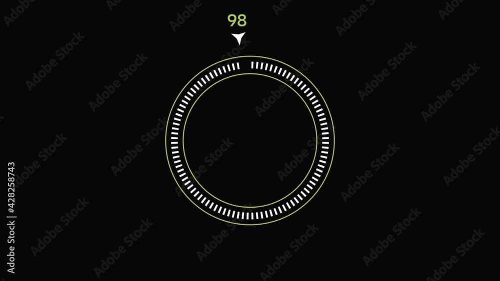 Loading circle animation. Animation orange green 4k loading bar with ...
