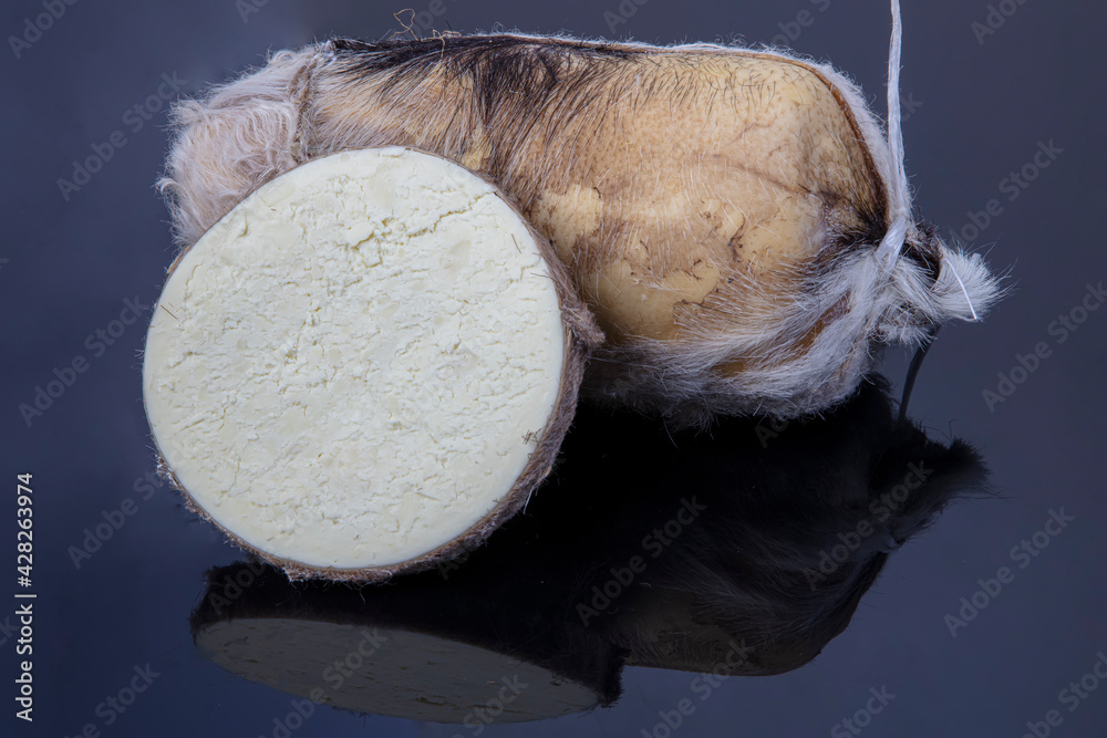 Tulum cheese is a traditional Turkish goat's milk cheese ripened in a ...