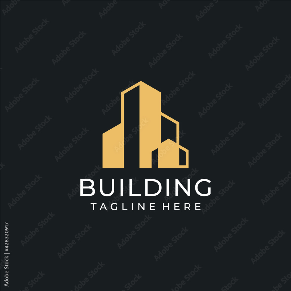 Real estate building logo vector set inspiration. Logo can be used for ...