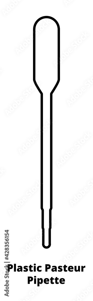 Vector line or outline black and white icon of disposable plastic ...