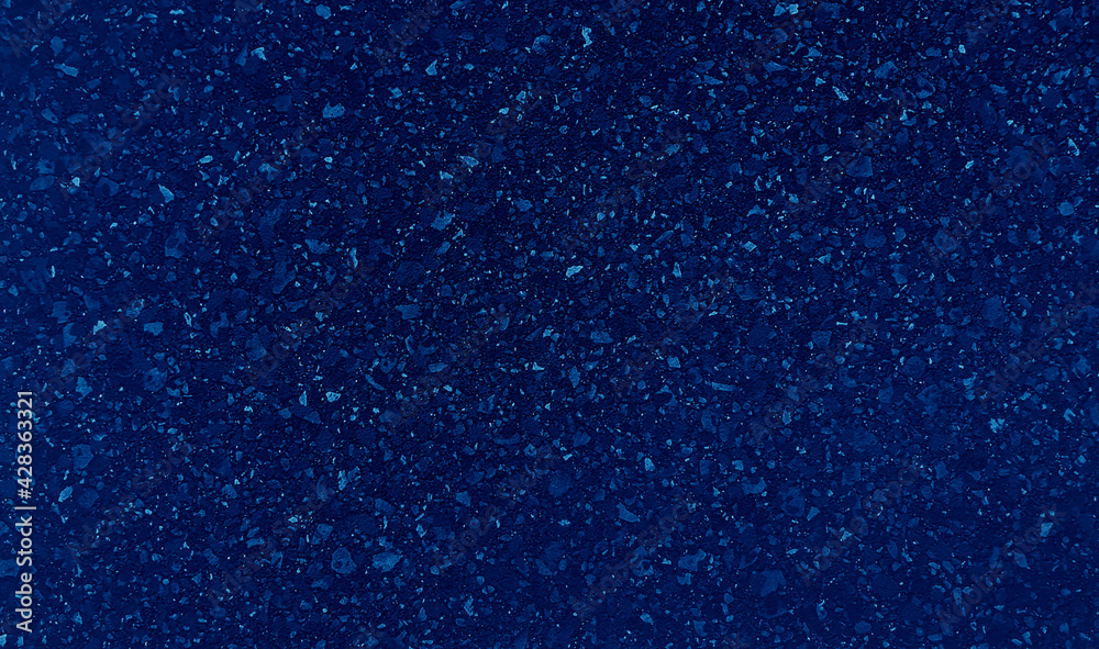 blue terrazzo flooring texture background. realistic raster pattern of ...
