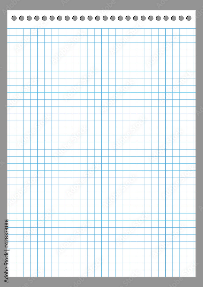Grid paper. Abstract squared background with color graph. Geometric ...