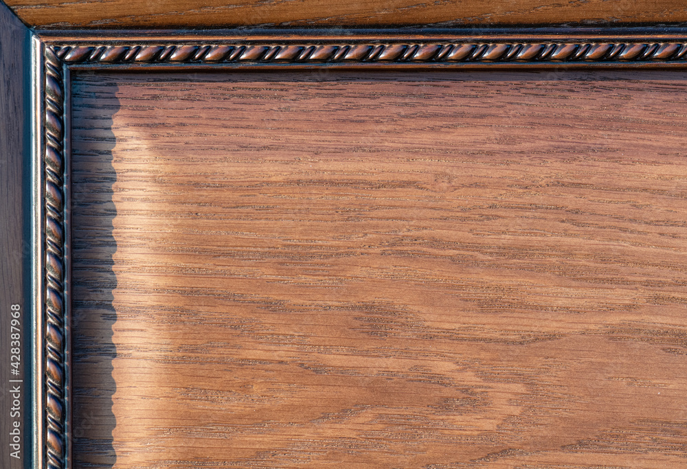 Corner Wood frame Texture. Solid oak with natural wood grain patterns ...