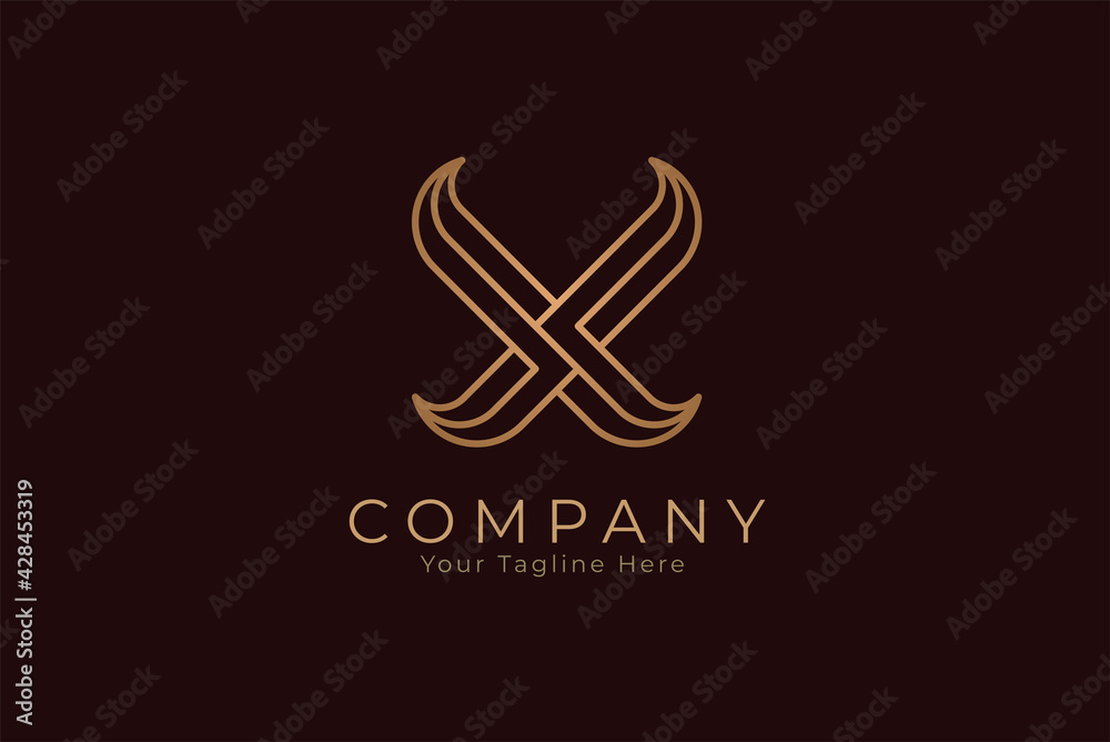 Initial X Logo, stylish and elegant monogram X logo, perfect for ...