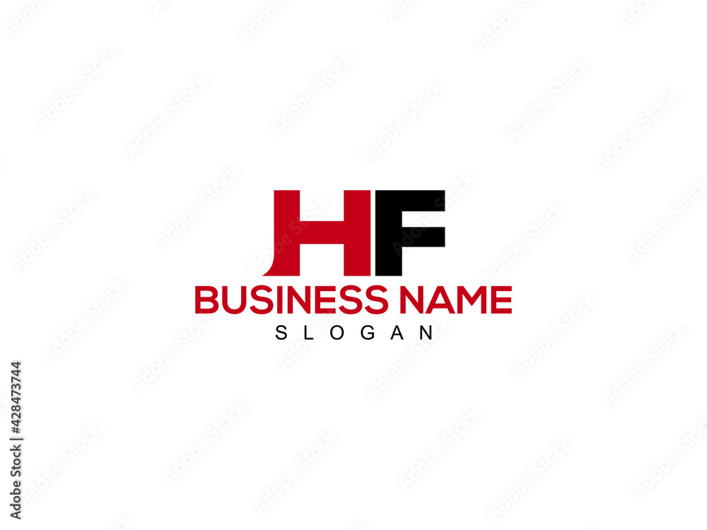 Letter HF Logo, hf logo icon vector for business Stock Vector | Adobe Stock