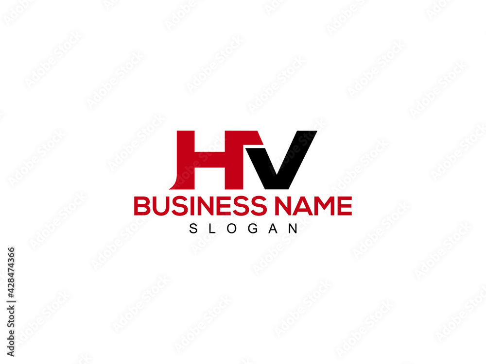 Letter HV Logo, hv logo icon vector for business Stock Vector | Adobe Stock