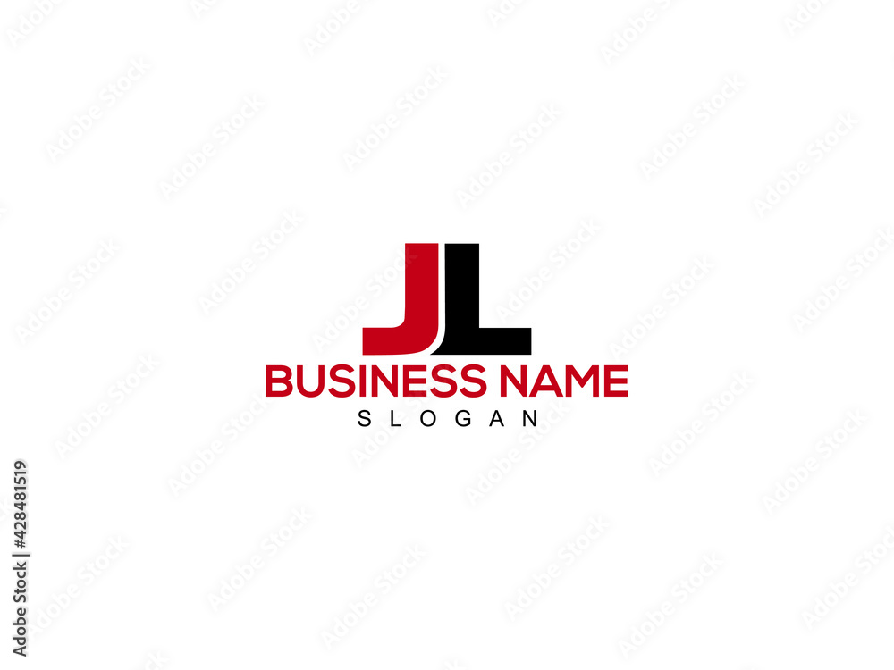 Letter JL Logo, jl logo icon vector for business Stock Vector | Adobe Stock