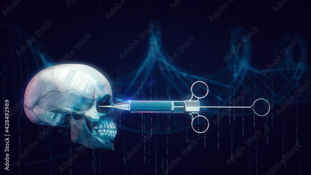 CRISPR Genschere | Gentechnik - DNA/RNA-Gen-Editing | 3D-Render ...