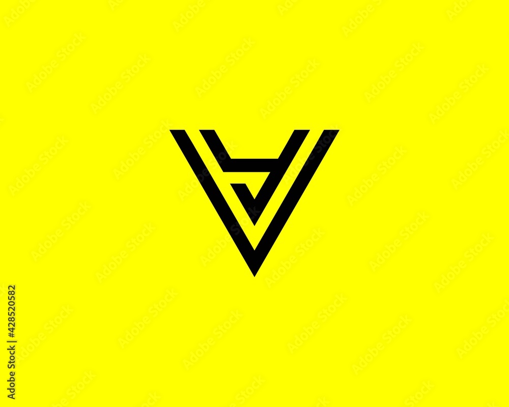VY VY letter logo design vector template Stock Vector | Adobe Stock
