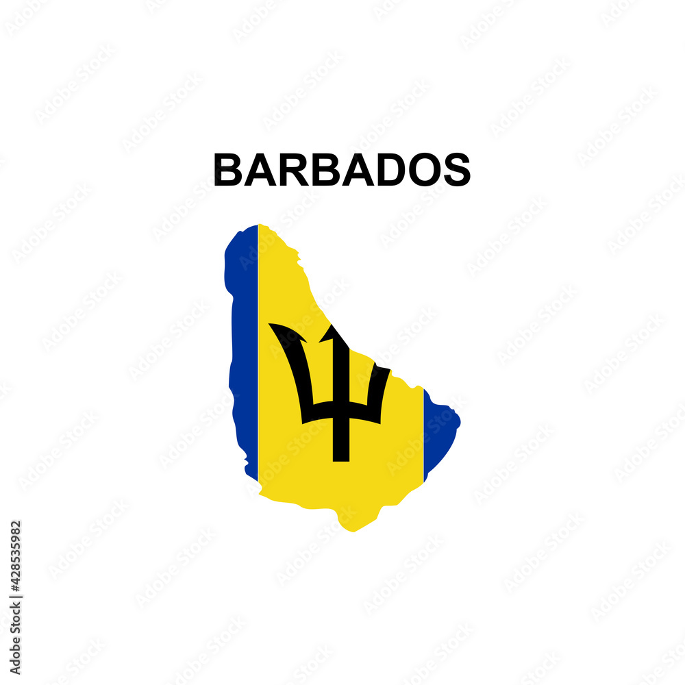 maps of Barbados icon vector sign symbol Stock Vector | Adobe Stock