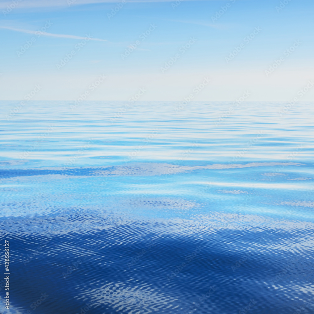 Blue Star Water Reflection Texture