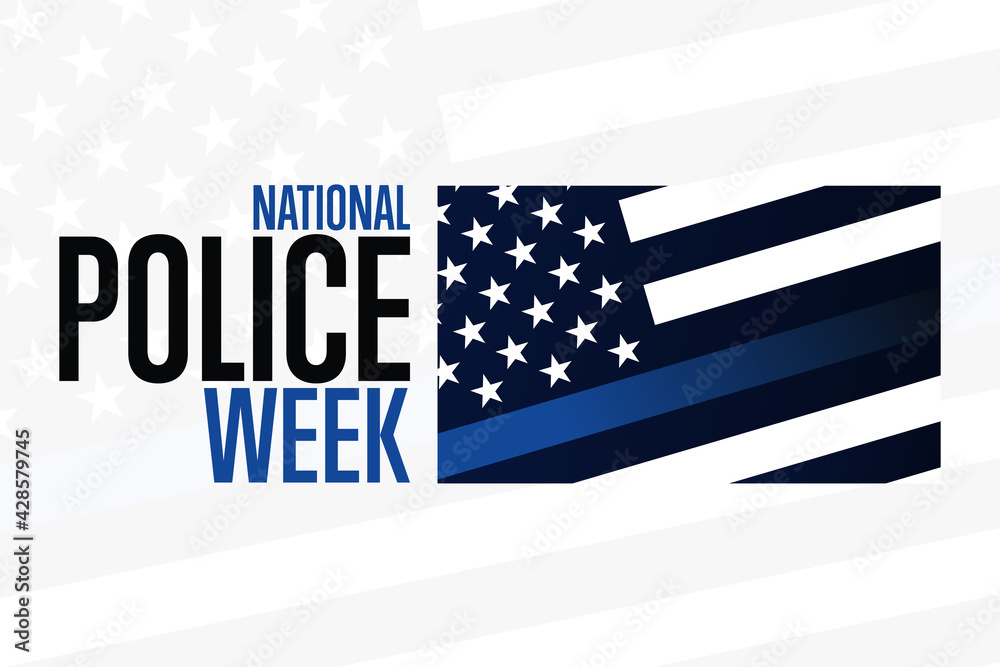 National Police Week. Holiday concept. Template for background, banner ...