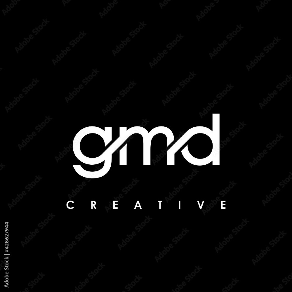 GMD Letter Initial Logo Design Template Vector Illustration Stock ...