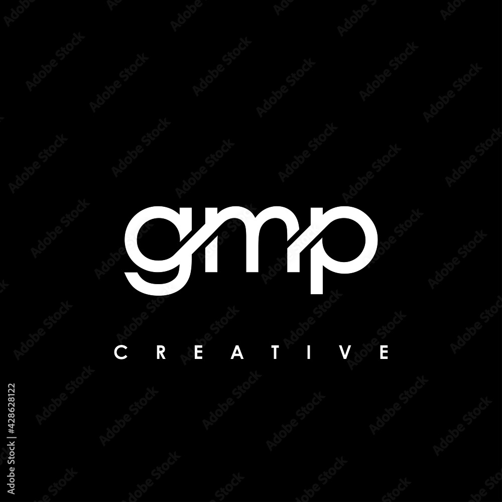 GMP Letter Initial Logo Design Template Vector Illustration Stock ...