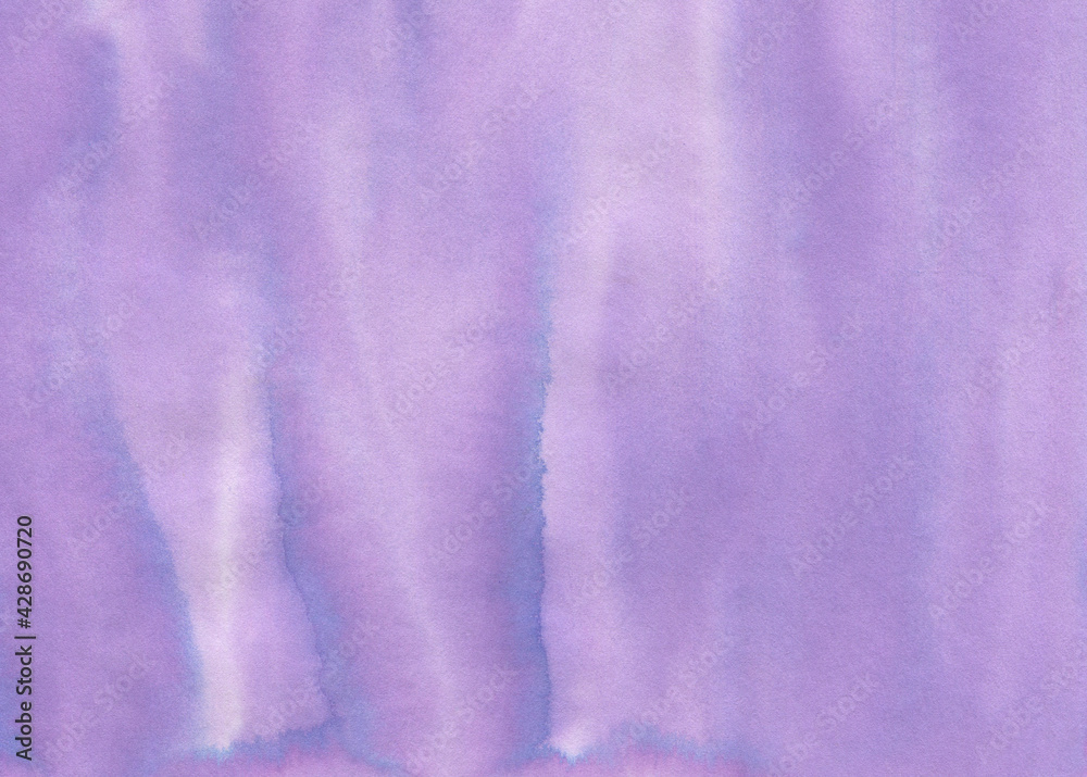 Light violet watercolor background with decorative brush strokes and ...