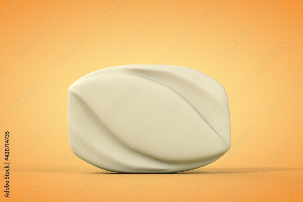 3D realistic bar soap illustration mock-up 3D soap. 3D soap render ...