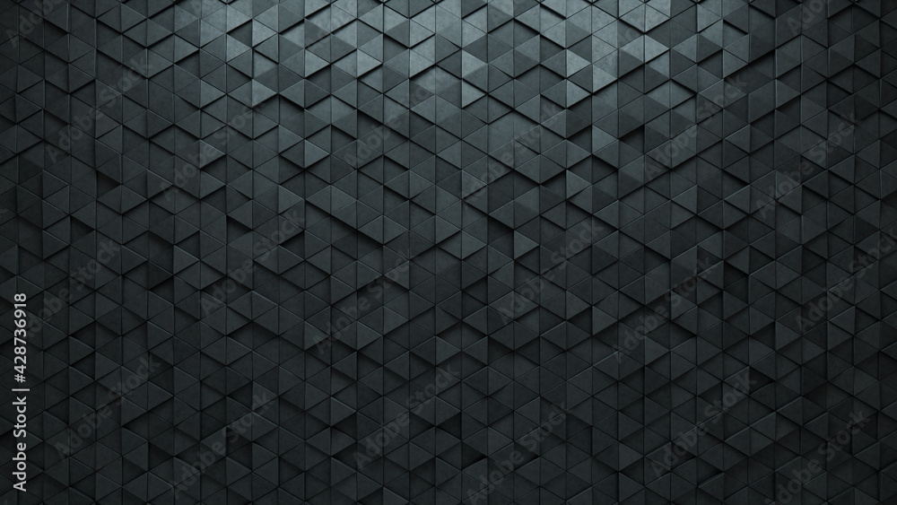 Polished, Futuristic Wall background with tiles. 3D, tile Wallpaper ...