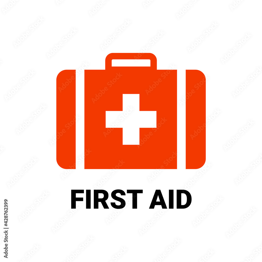 First aid icon symbol. Vector cross safety medic treatment ambulance ...