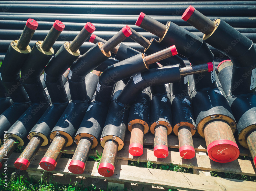 Modern polypropylene pipes for conducting heating mains underground ...