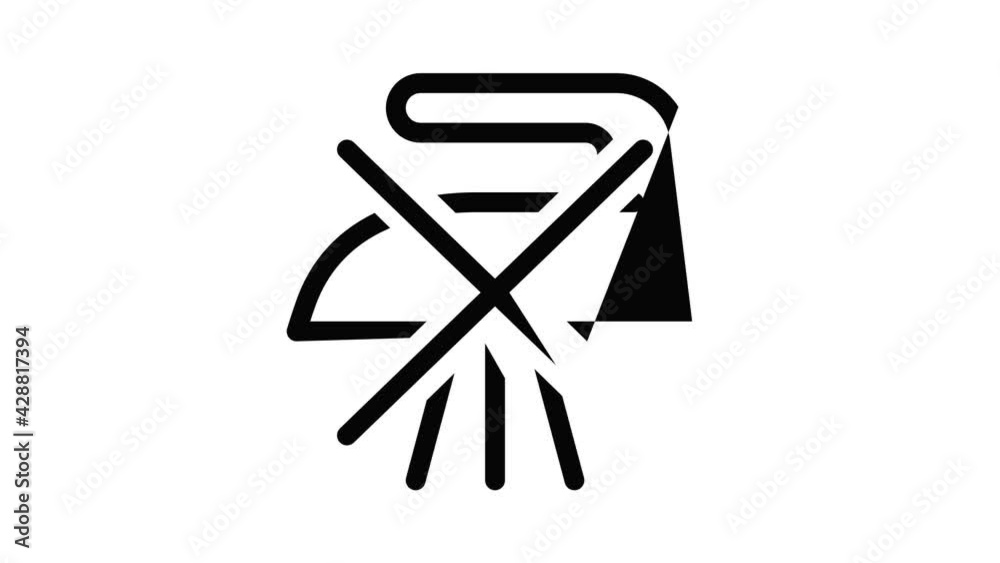 Do not steam icon animation outline best object on white background ...