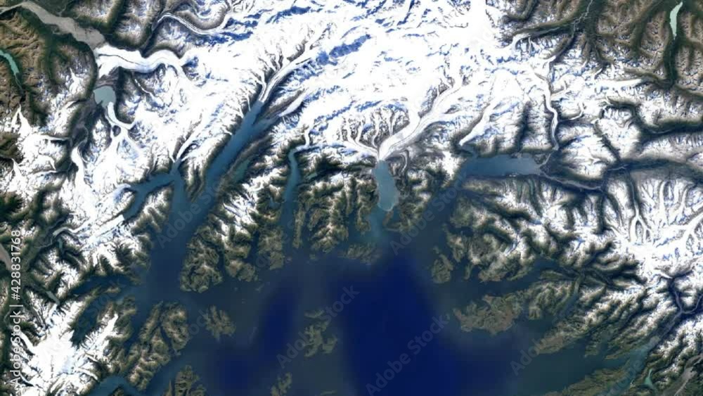 Columbia Glacier Retreat timelapse. Alaska, USA. Global Warming and ...