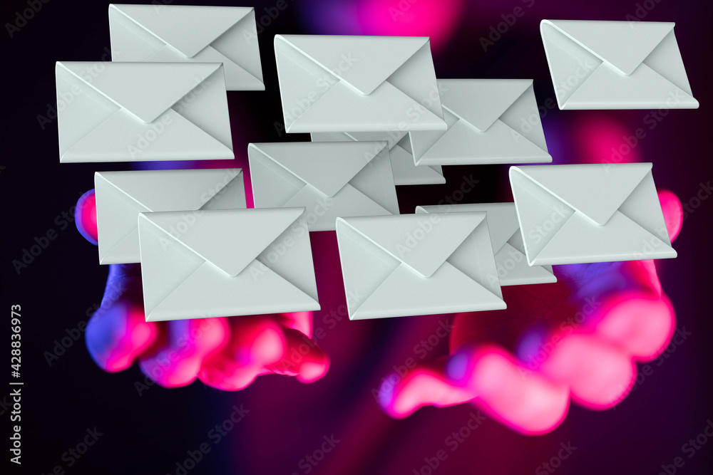 Email Inbox Electronic Communication Graphics Concept Stock ...